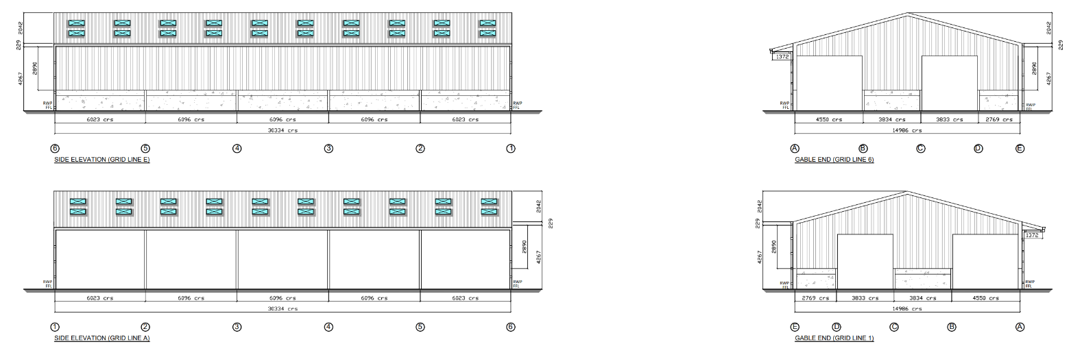 100' x 50' Cubicle Building - Robinsons Group Steel Construction